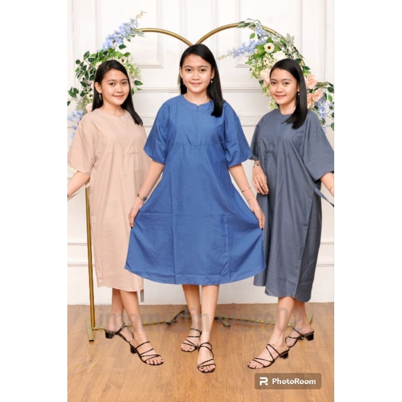 Jual HOMEDRESS KEISHA DASTER POLOS BUSUI VIRAL | Shopee Indonesia