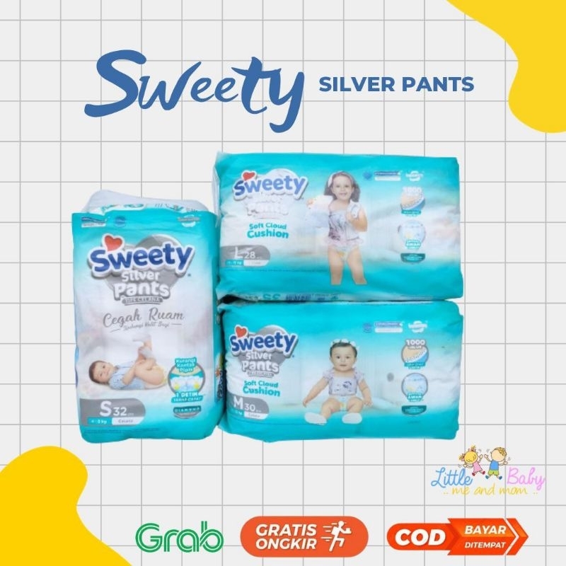 Jual Sweety Silver Pants S32 M28 L26 XL24 XXL22 | Shopee Indonesia
