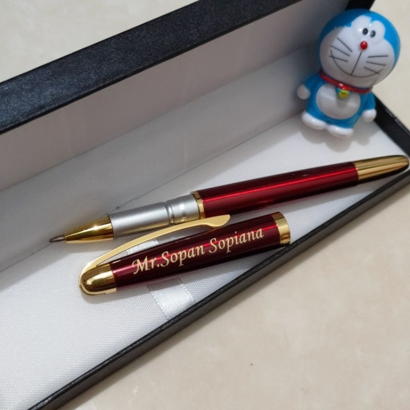 Jual Custom Pen ROLLER BallPoint {HS-R 9330 CCD} include Box | Pulpen ...