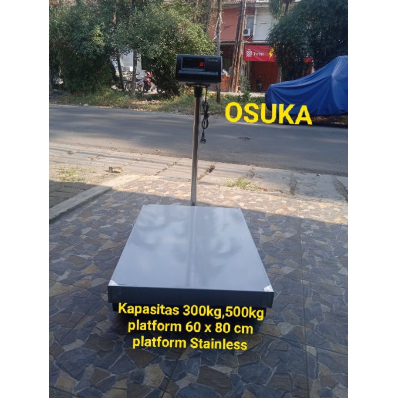 Jual Timbangan Barang Duduk Digital 300kg dan 500kg platform Besar 60 x ...