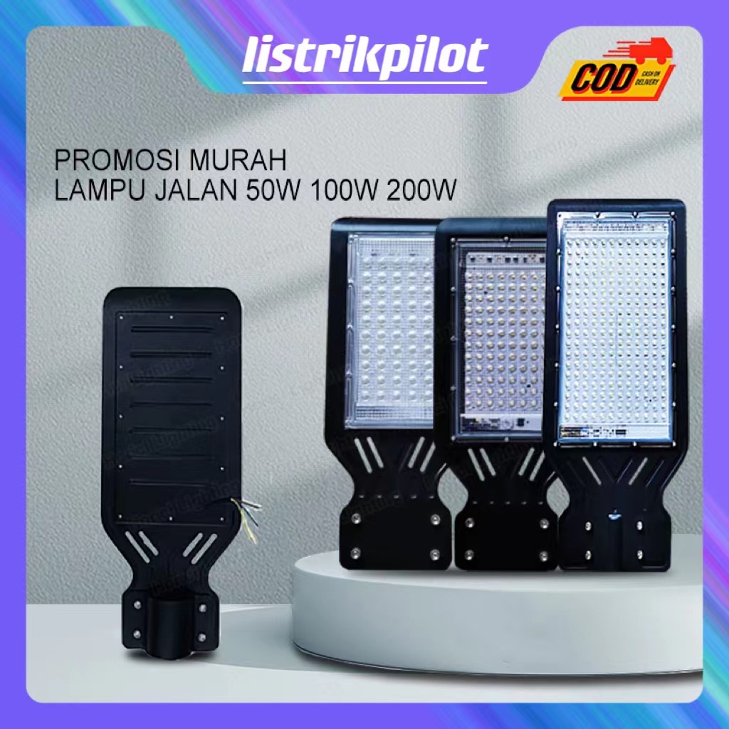 Jual Lampu Jalan Promosi Murah 50w 100w 200w Lampu Jalan Slim Pju Led
