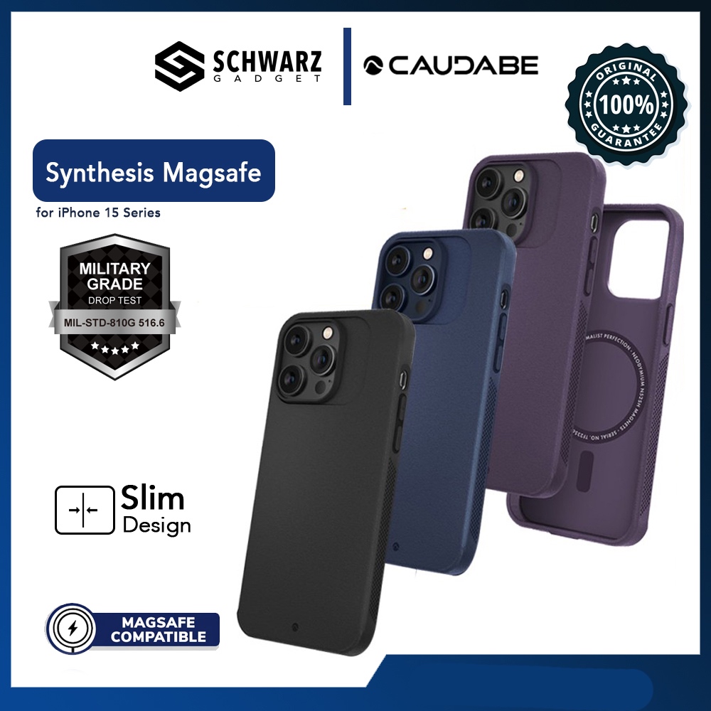 Jual Caudabe Synthesis Magsafe Case iPhone 15 Pro/ 15 Pro Max Slim Thin ...