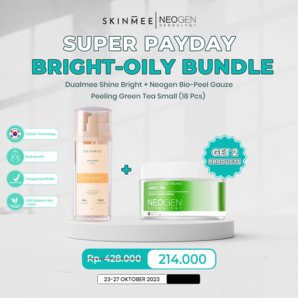 Jual Bundle Neogen Dermalogy GreenTea Small x Skinme Dualmee Series ...