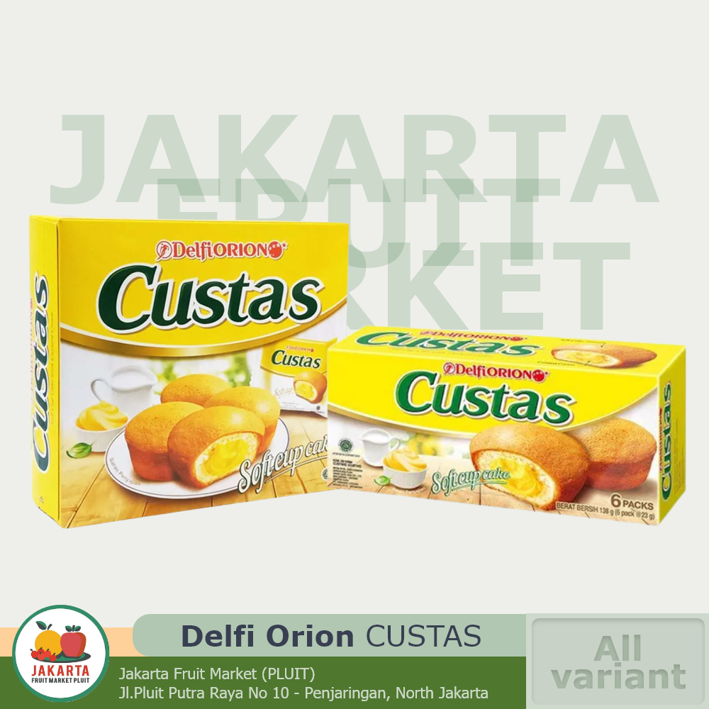 Jual (MAKANAN RINGAN) DELFI ORION CUSTAS SOFT CUP CAKE kue korea ...