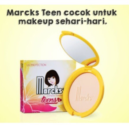 Jual Marcks Compact Powder Teen 13gr | Shopee Indonesia