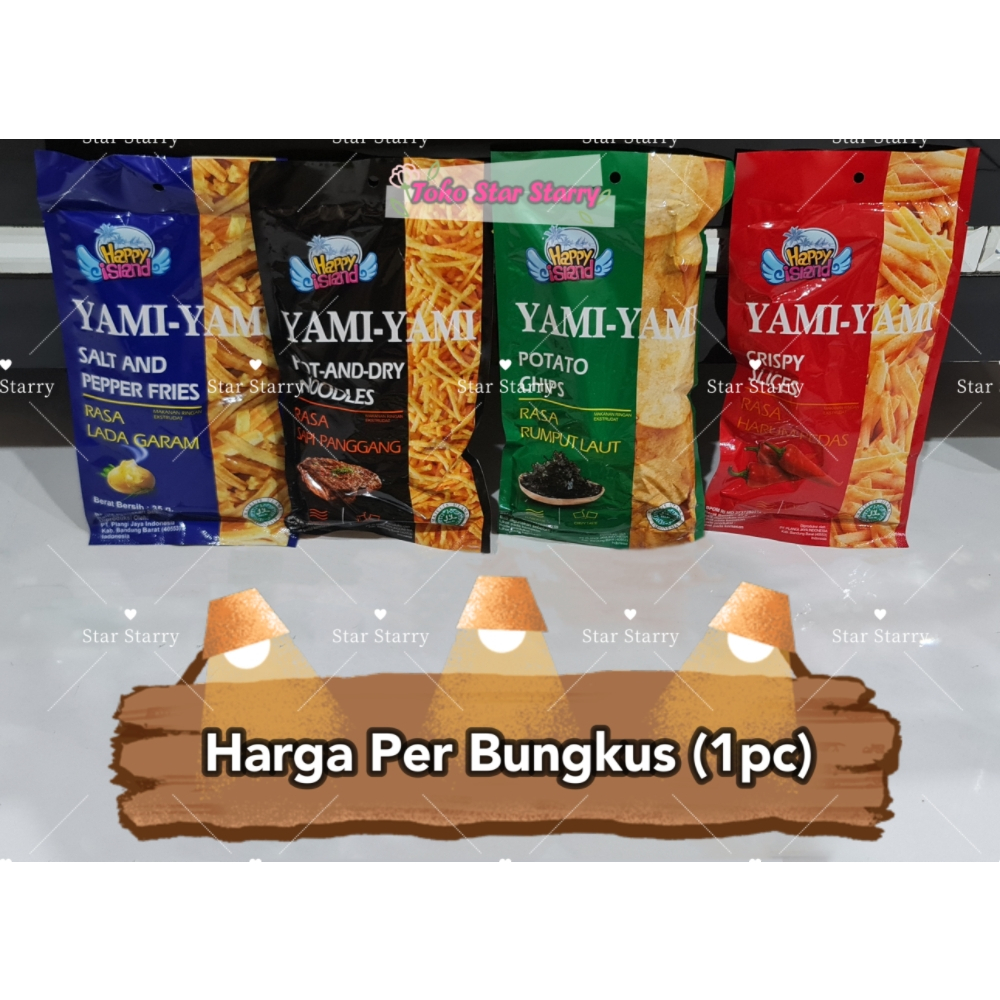 Jual [Per Pcs] Aneka Snack Yami Yami Snack Kentang Snack Kentang Yami ...
