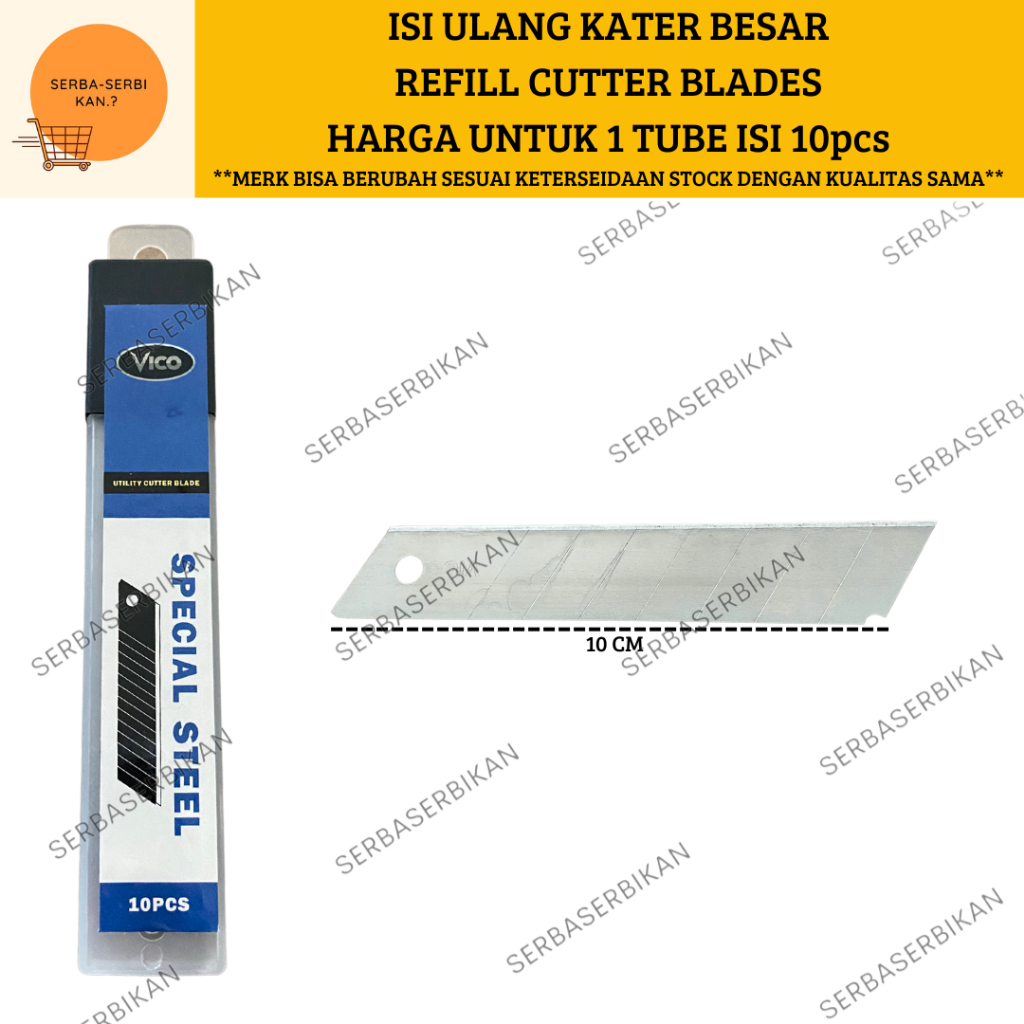 Jual ISI ULANG CUTTER BESAR L-150 REFILL CUTTERBLADES | Shopee Indonesia