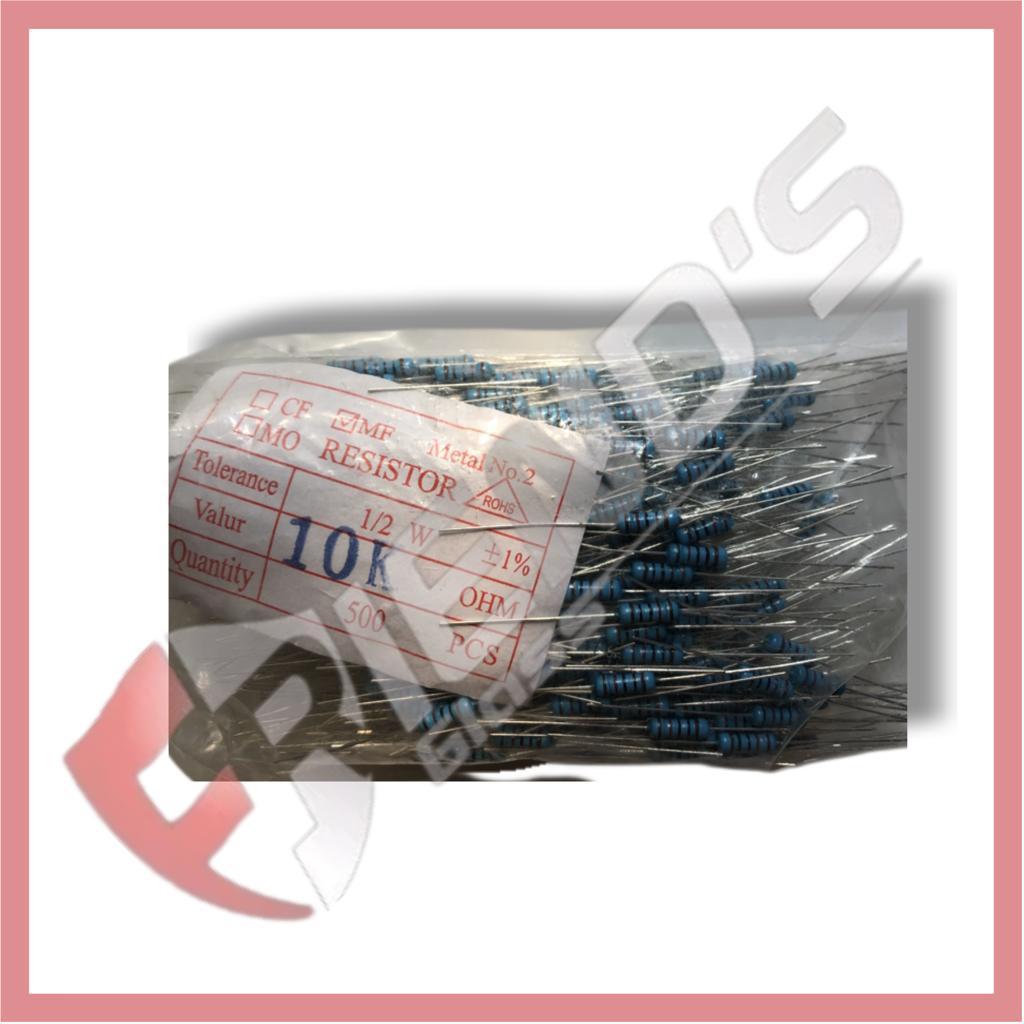Jual RESISTOR 10K 1/2 WATT 1% RESISTOR 10 K 1/2W ORI 1 PCS | Shopee Indonesia