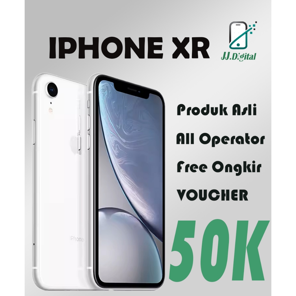 Jual IPHONE XR 128GB/64GB Bekas Original 100%/Mulus Normal Fullset Kondisi 95% JJ Digital ...