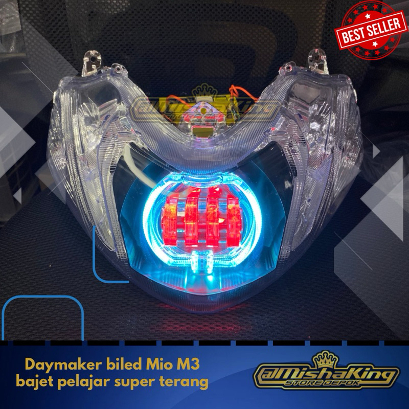 Jual lampu led mio m3 mio z semi biled ice blue super terang | Shopee ...
