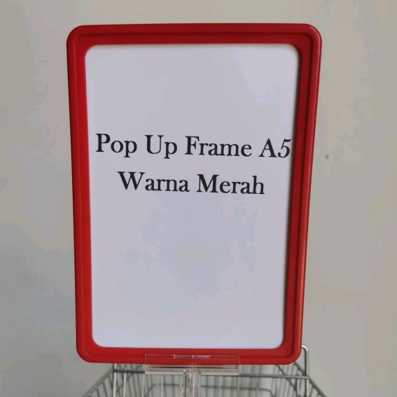 Jual Pop Up Frame Ukuran A5 - Papan Harga Promo Minimarket - Tiang ...