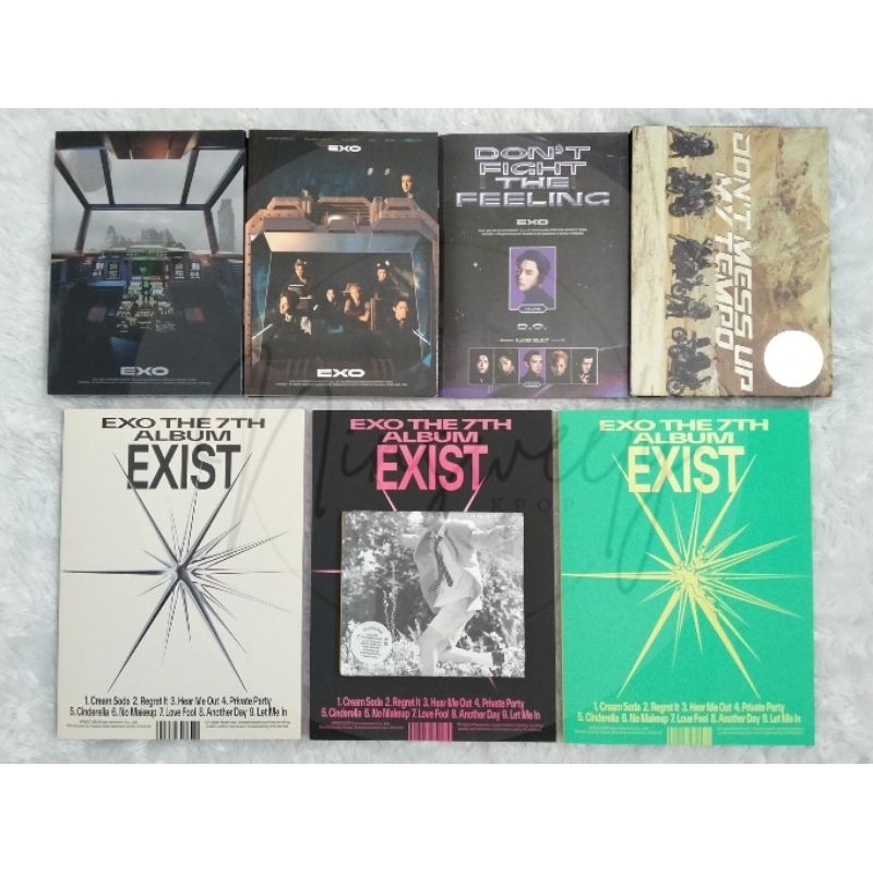 Jual [UNSEALED] ALBUM EXO TEMPO DFTF EXIST (DIGIPACK EMPHATY GREY VER ...