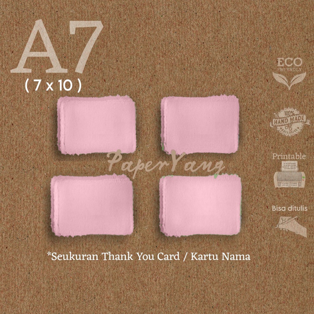 Jual ( SOFT PINK ) Kertas Daur Ulang / Kertas Daur Ulang pink muda ...