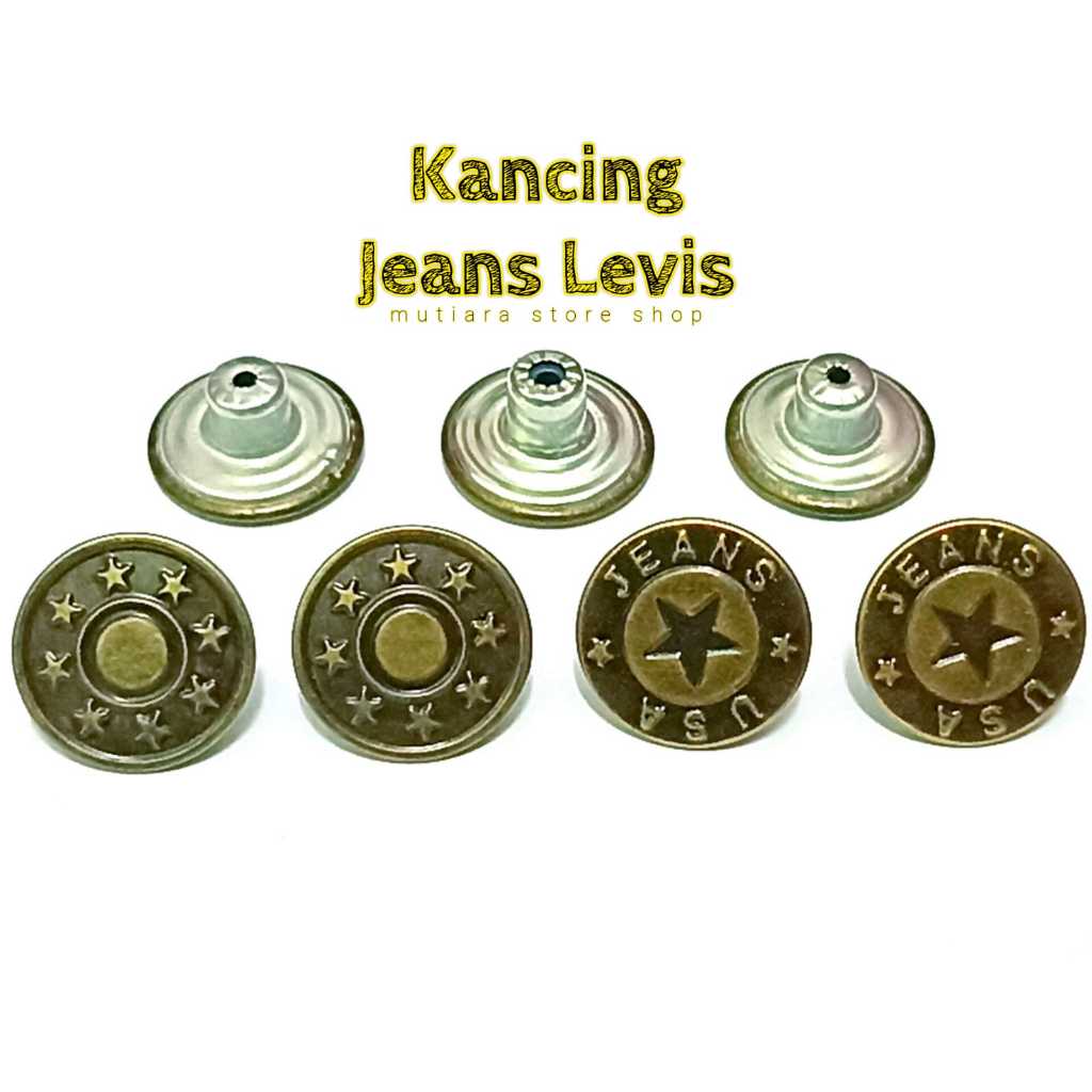 Jual Isi 10 Pcs Kancing Jeans Levis ( Ecer ) | Shopee Indonesia