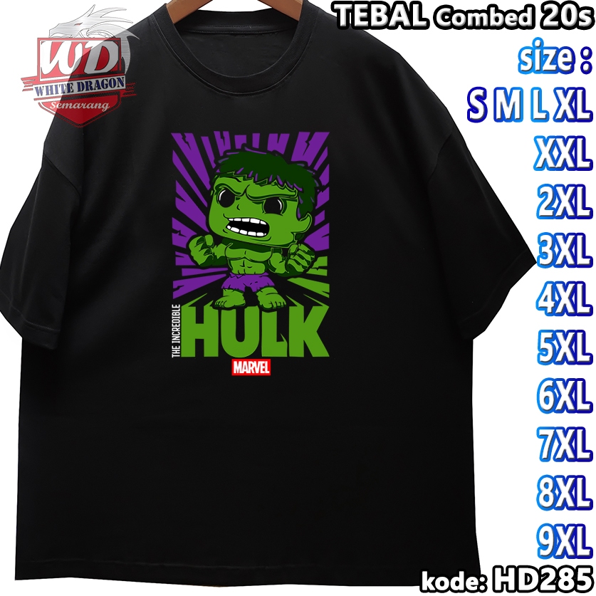 Jual KAOS HULK XS S M L XL 2XL 3XL 4XL 5XL 6XL 7XL 8XL 9XL KAOS BIG SIZE JUMBO HD285 | Shopee ...