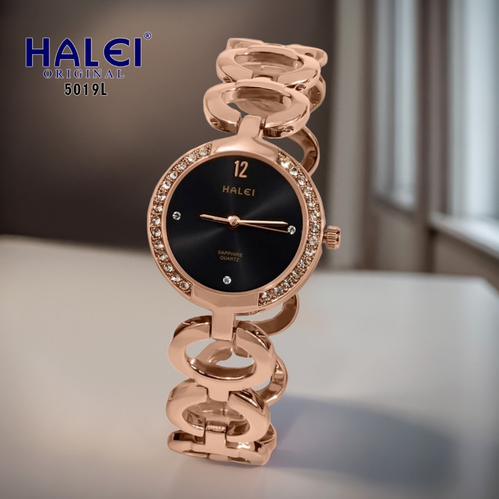 Jual Halei 5019 L Jam Tangan Wanita Halei Original Fashion Anti Air ...