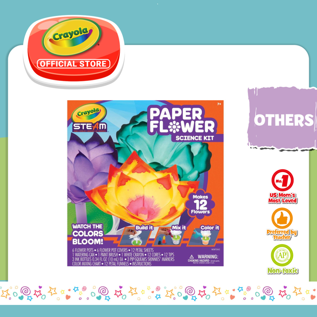 Jual Crayola Steam Paper Flower Science Kit | Shopee Indonesia
