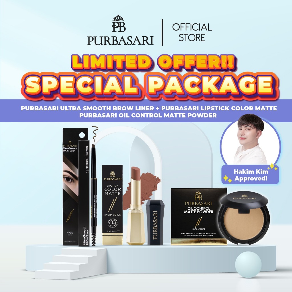 Jual [DAPAT 3] Purbasari Beauty Set - Purbasari Lipstick Color Matte ...