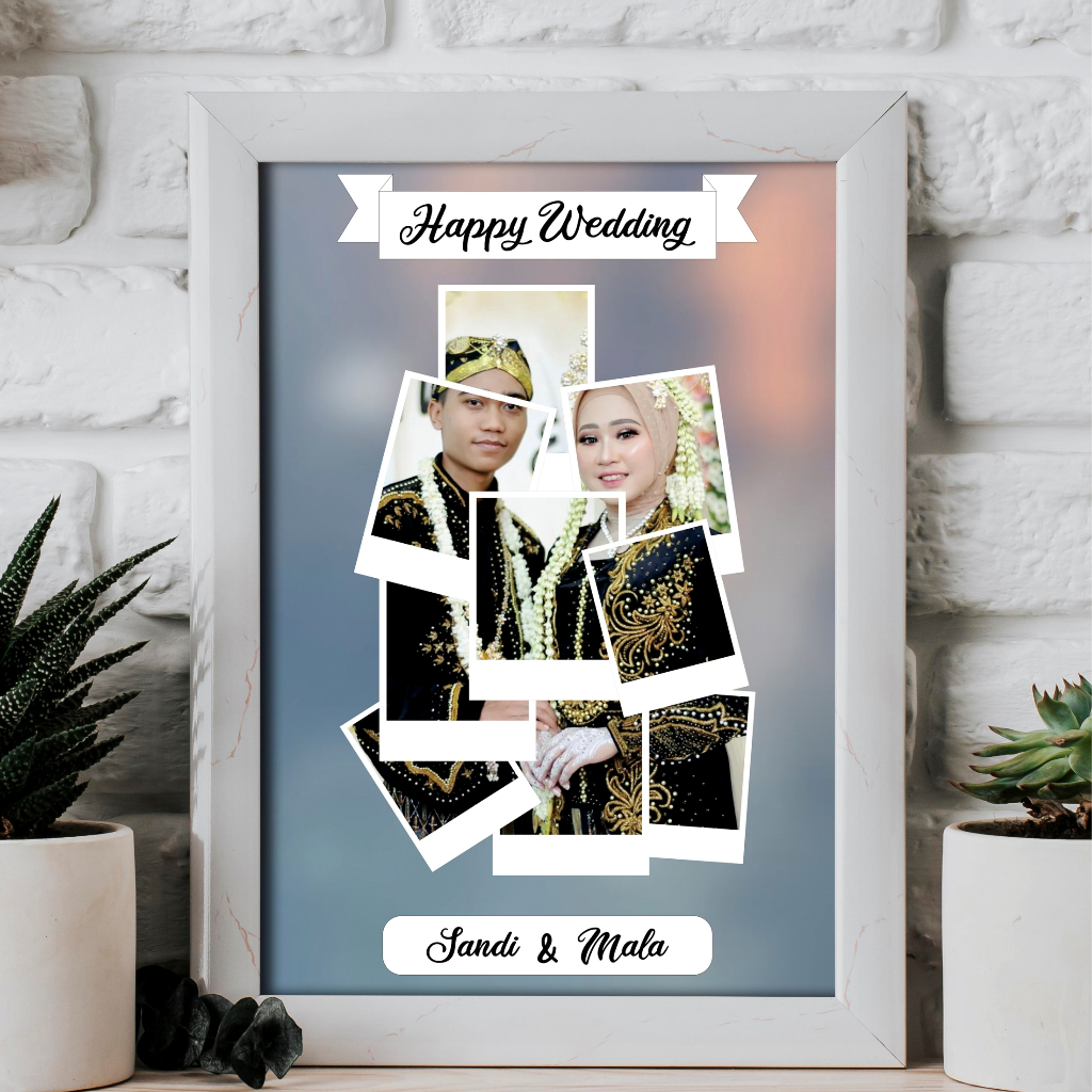 Jual Kado Ulang Tahun Bingkai Foto A4 Polaroid Aesthetic Kado ...