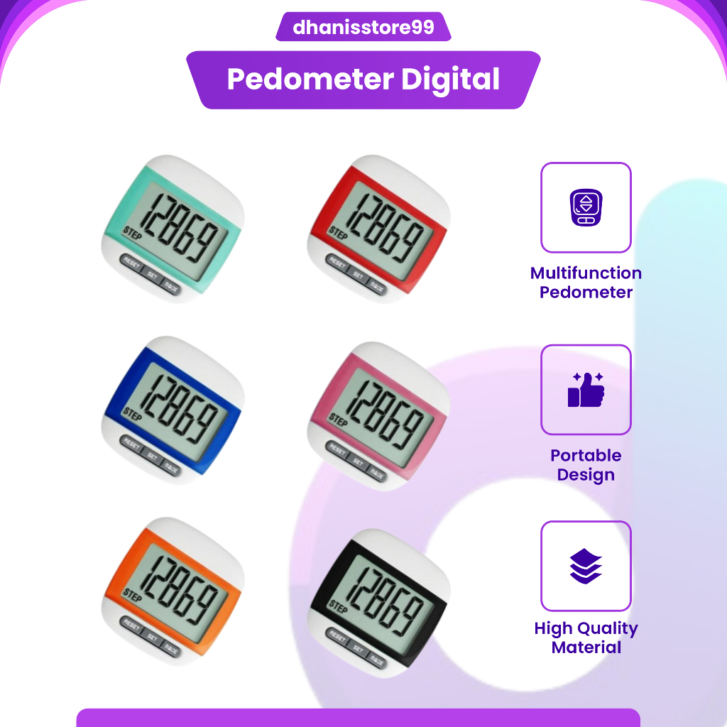 Jual Pedometer Olahraga Digital Multifungsi Pedo Meter Smartwatch Olah ...
