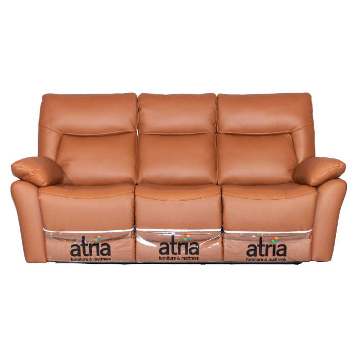 Jual Atria Sofa Recliner 3 Seater Bruno Half Leather 203*93*100Cm T8120 ...