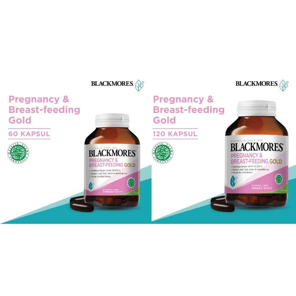 Jual Blackmores Pregnancy & Breast-Feeding Gold Nutrisi Ibu Hamil ...