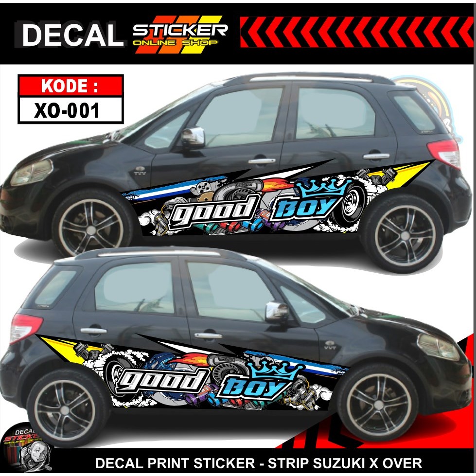 Jual STRIP MOBIL SUZUKI X OVER HONDA BRIO DECAL PRINT STICKER VARIASI ...