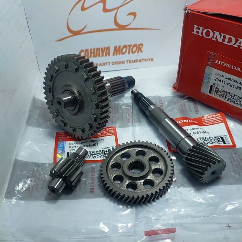 Jual Gearbox Gear Box Rasio Gigi Rasio Set Honda Beat Esp K81 | Shopee ...
