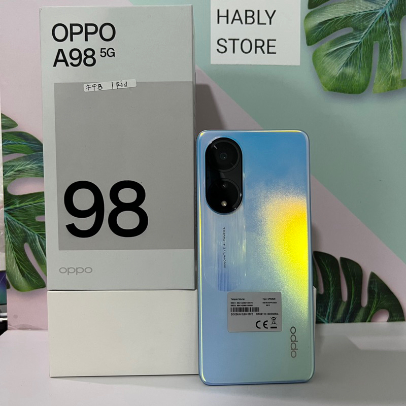 Jual OPPO A98 5G 8/256GB SECOND FULLSET | Shopee Indonesia