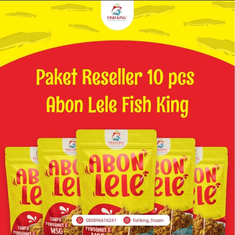 Jual Paket Reseller Abon Lele Fish King - Abon Lele MPASI - Tanpa MSG ...