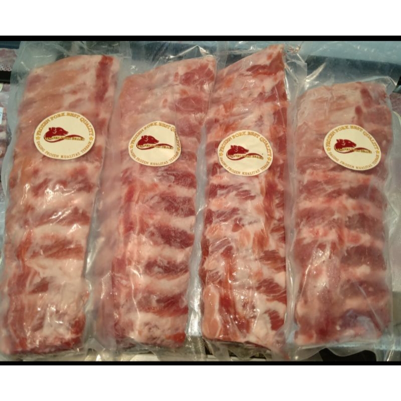 Jual IGA BABI - SPARE RIBS - PAIKUT / PORK RIBS | Shopee Indonesia