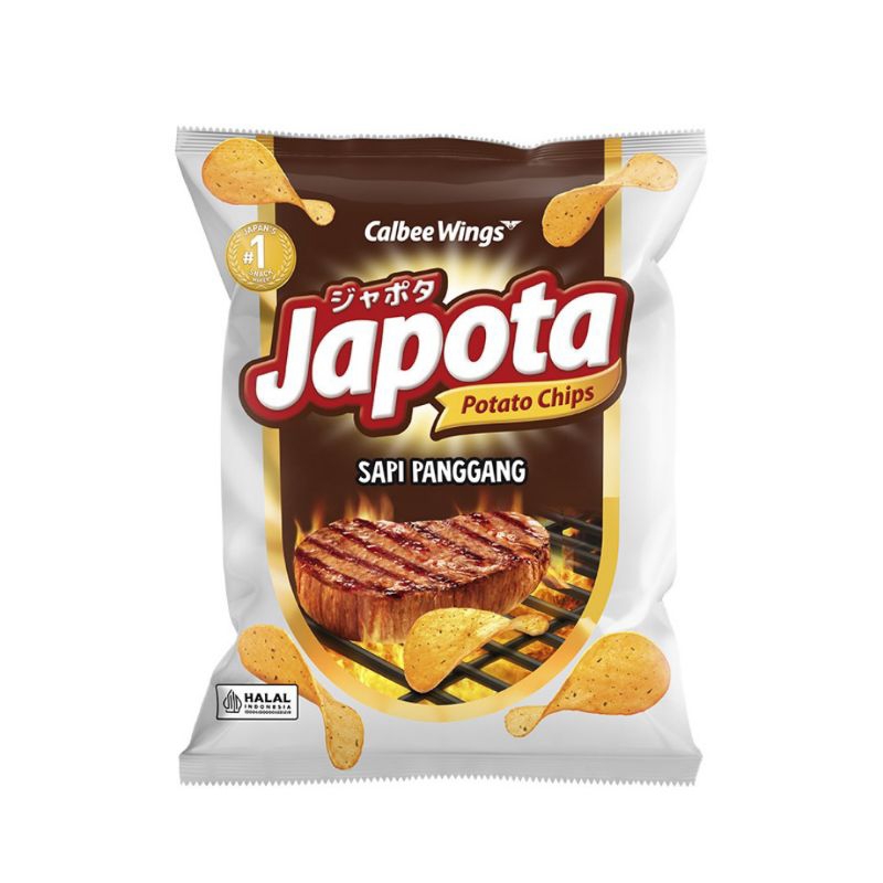 Jual Japota Keripik Kentang Beef Barbeque 68 g | Shopee Indonesia