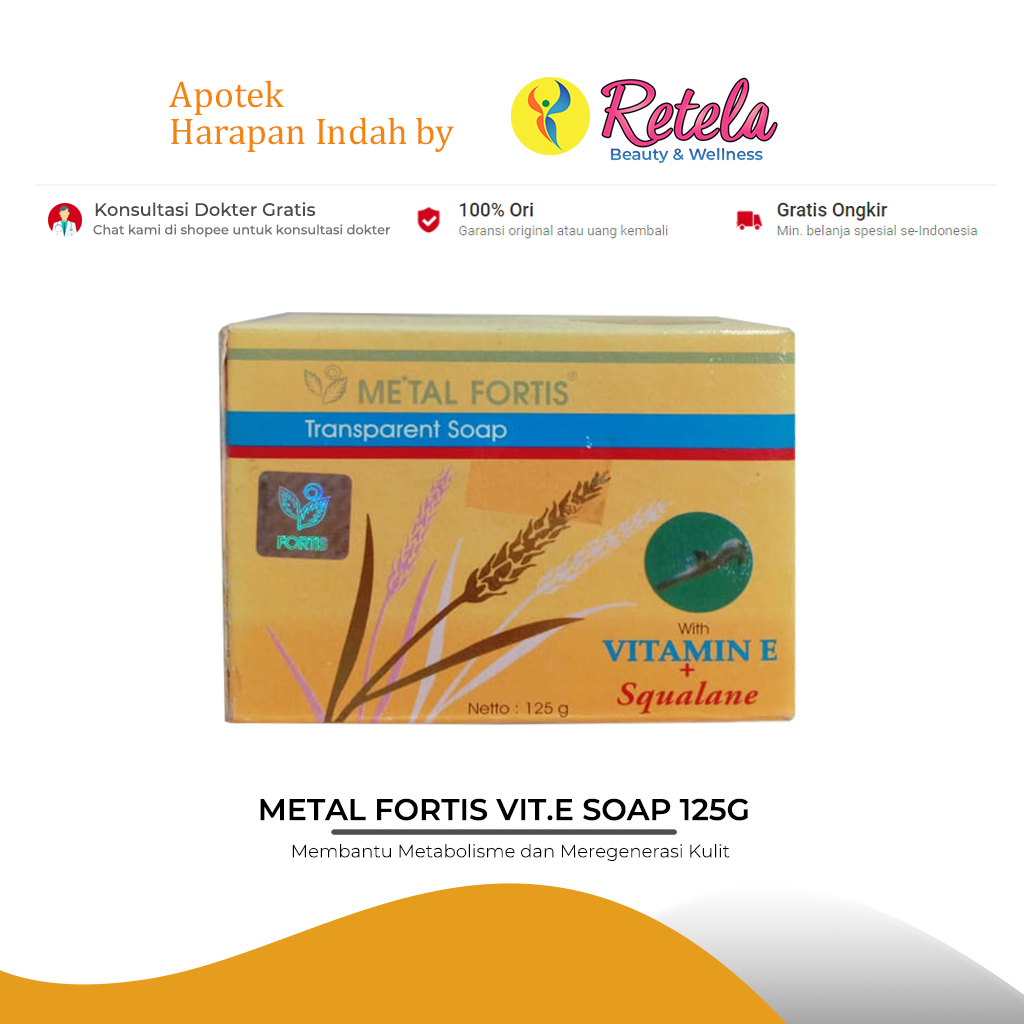 Jual METAL FORTIS VIT.E SOAP 125G | Shopee Indonesia