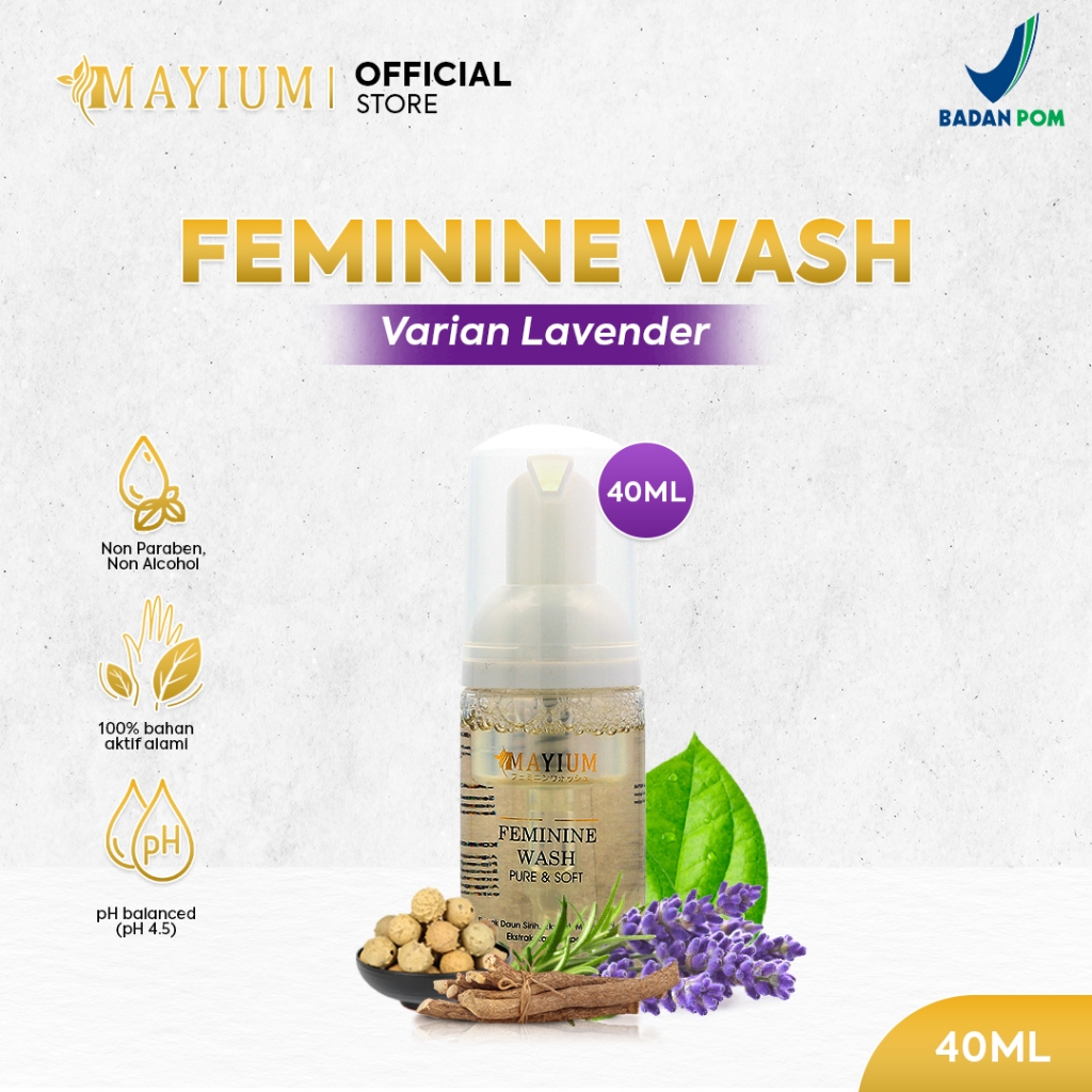Jual MAYIUM Feminine Wash Foam Based Formula pH-Balanced 4.5 (40ml ...