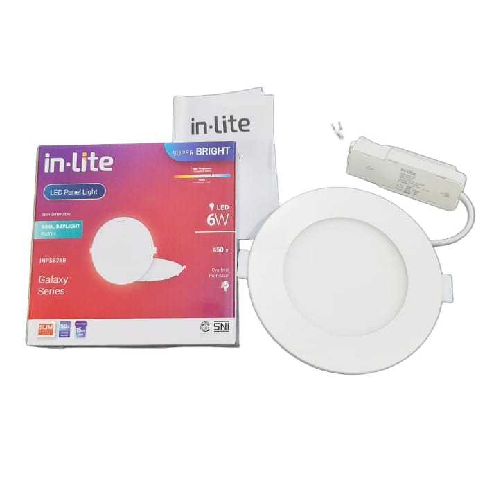 Jual INLITE DOWNLIGHT PANEL INBOW INPS 628R BULAT 6W SNI BERGARANSI ...