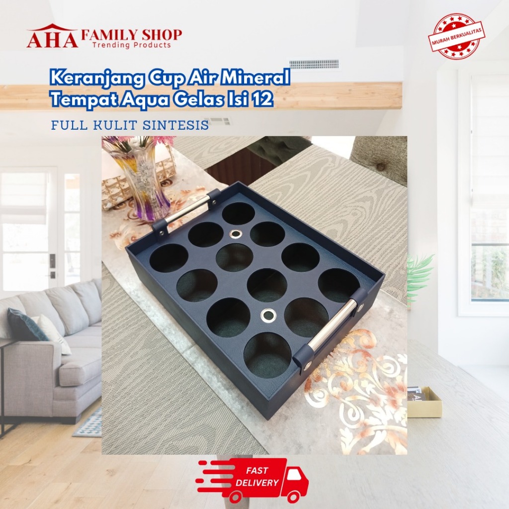Jual Tempat Air Mineral Gelas Keranjang Aqua Gelas Isi 12 Cup Kulit ...