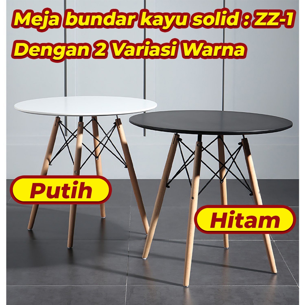 Jual Meja Bulat Minimalis Meja Eames Dining Meja Cafe Meja Ruang Tamu ...