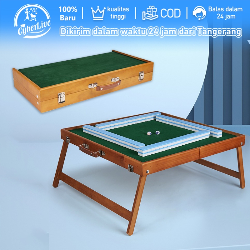 Jual Set Mahjong Game China Dengan Meja Board Games Mahyong Travel ...