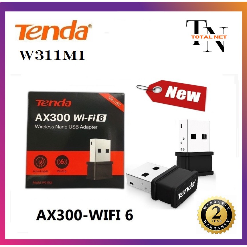 Jual Tenda W311MI WIFI 6 AX300 Wireless Adapter | Shopee Indonesia