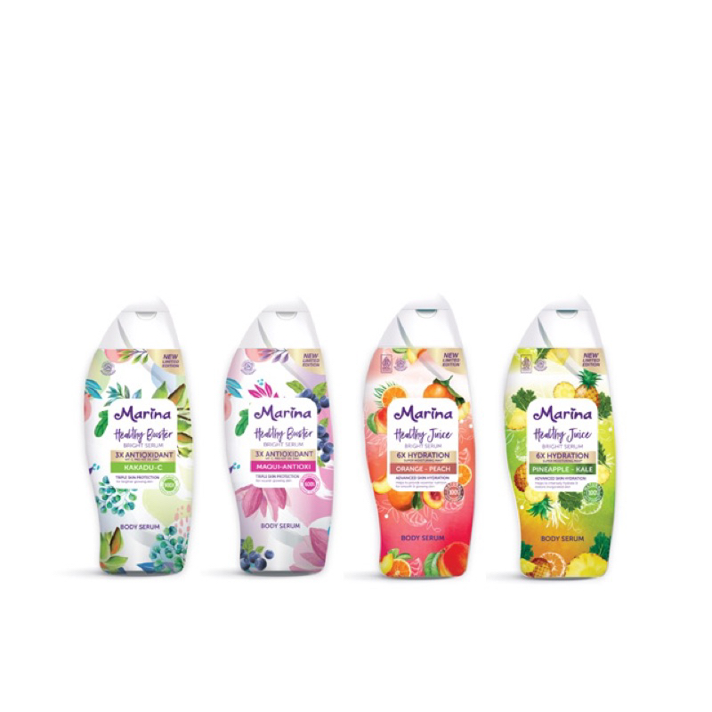 Jual Marina Healthy Booster Bright Body Serum 185ml | Shopee Indonesia