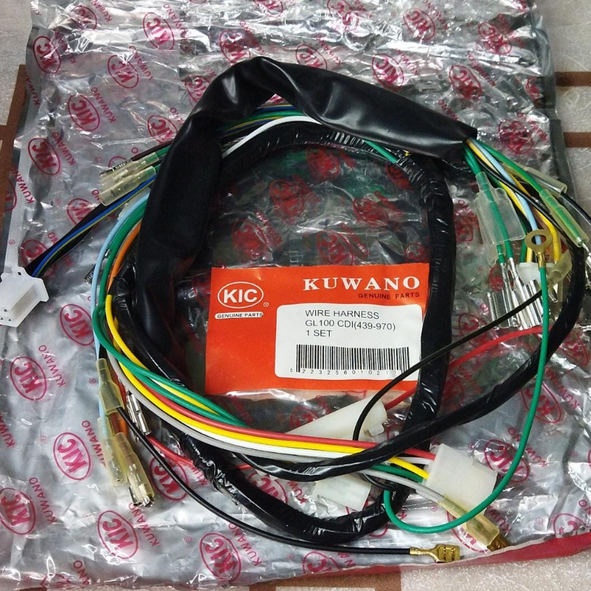 Jual KABEL BODY GL 100 CDI WIREHARNES HONDA GL 100 PLATINA (107) 439-970 KUWANO | Shopee Indonesia