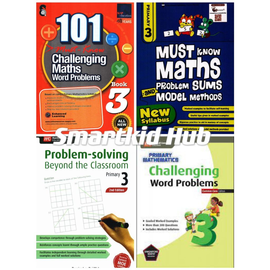 Jual SAP 101 Challenging Maths Word Problems | Conquer Thinking Skills ...