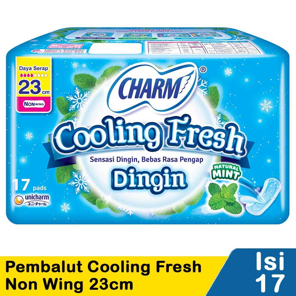 Jual Charm Comfort Cooling Fresh Non Wing 23cm | Shopee Indonesia
