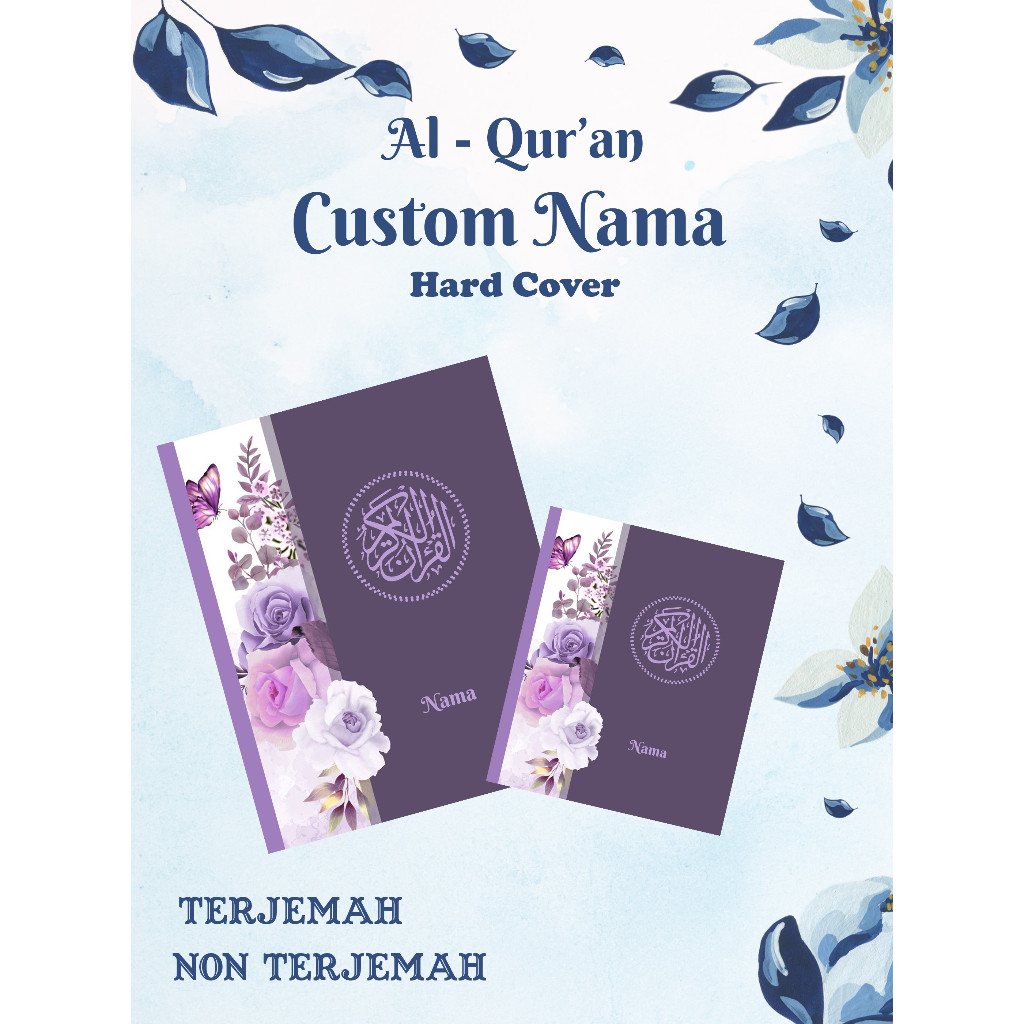 Jual AL QURAN CUSTOM NAMA HARD COVER A5 -CUSTOM QURAN NAMA-CUSTOM ...