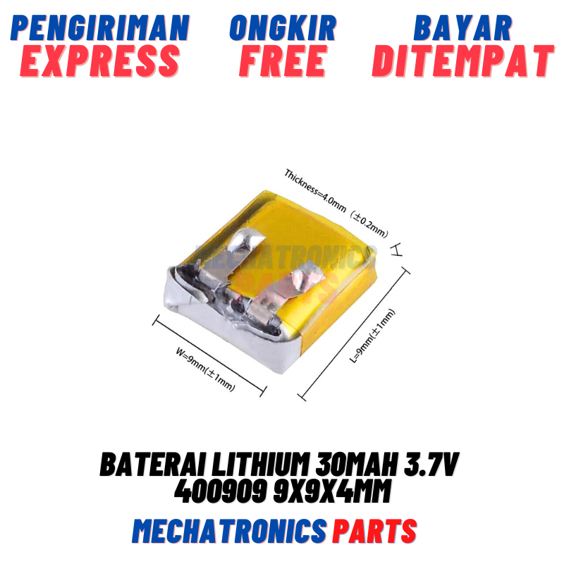 Jual Baterai Lithium 3.7V Batre Polymer Li-on Mini DIY MP3 TWS Earphone Bluetooth Speaker Power ...