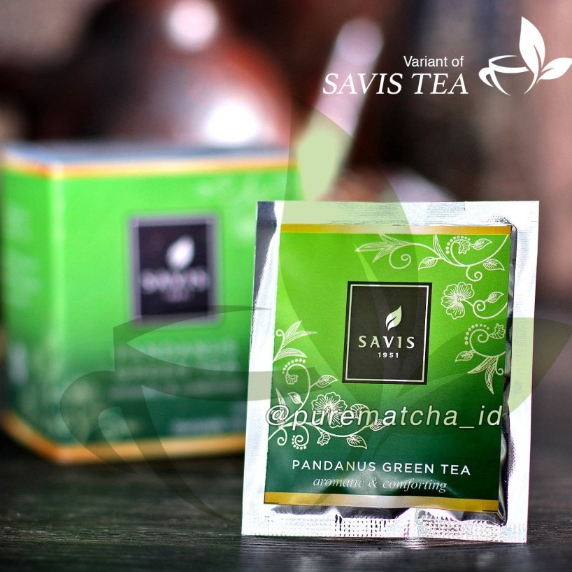 Jual Savis Tea - Pandanus Green Tea 1tb Green Tea Pandan Premium Teh ...