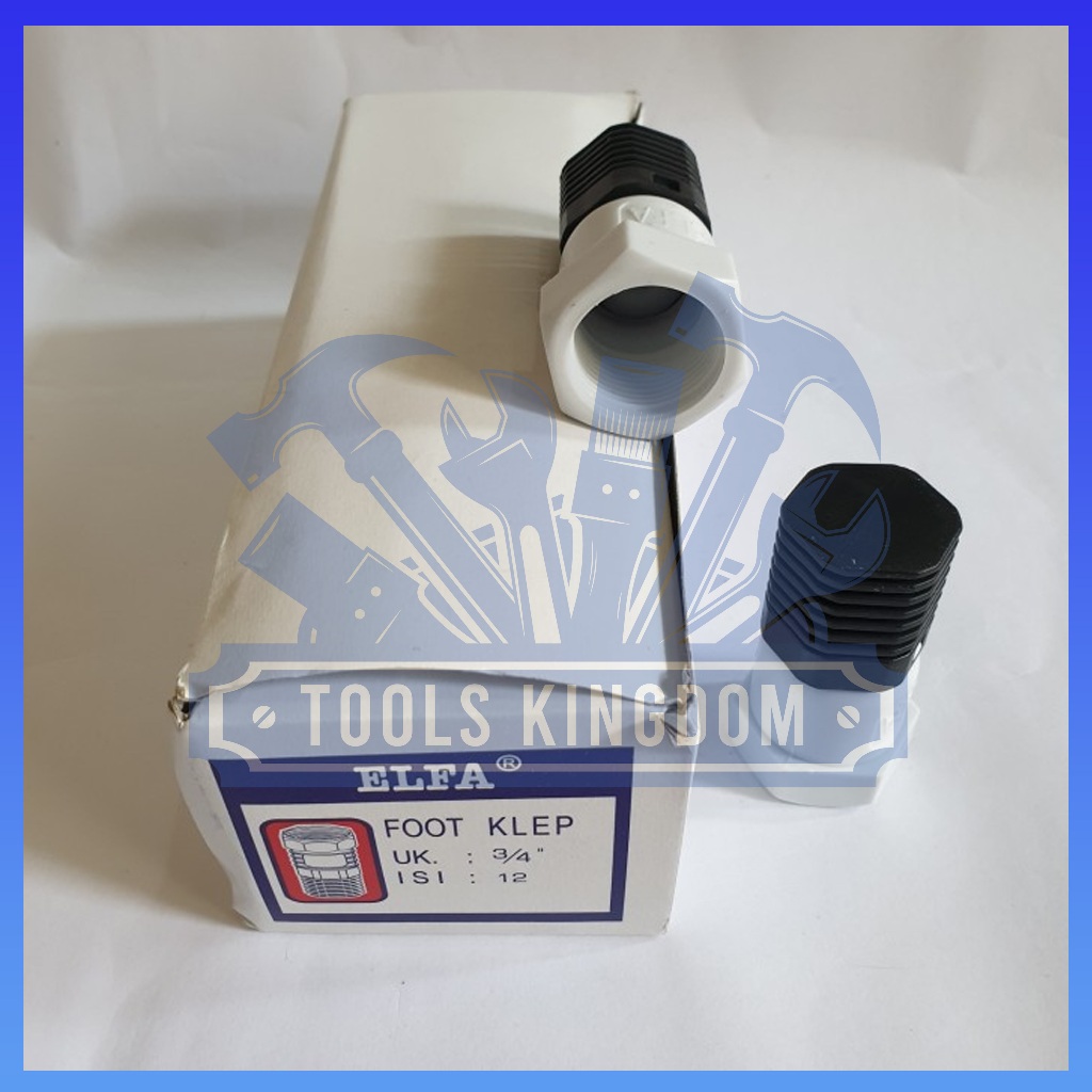 Jual Foot Valve PVC Elfa 3/4" / Foot Klep Plastik 3/4 inch | Shopee ...