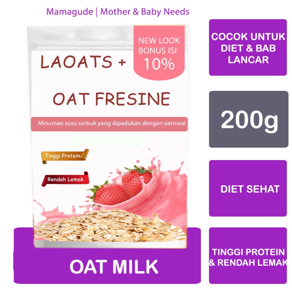 Jual Susu Oatmeal Laoats (200g) | Shopee Indonesia