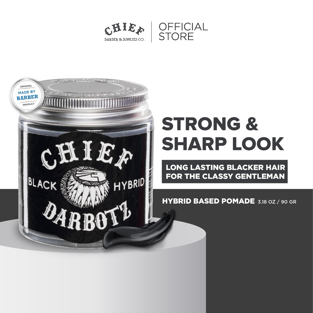 Jual Chief x Darbotz Black Hybrid Pomade 90 gr – Menutup Uban Seketika ...