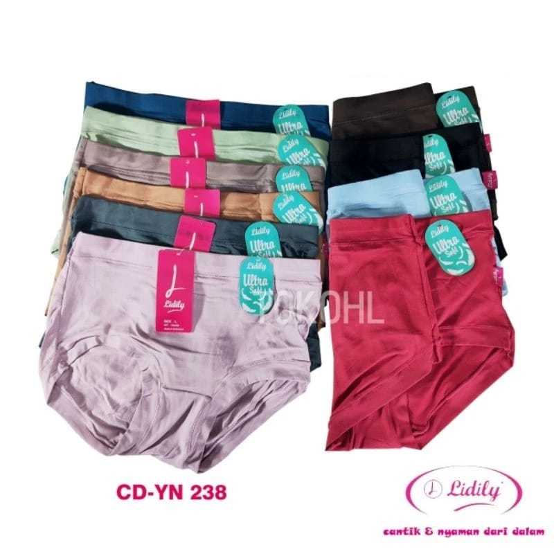 Jual Isi 3 PCS, 6 PCS, 12 PCS CD Lydyly YN 238 Celana Dalam Wanita Ultra Soft | Shopee Indonesia